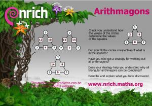 nrich arithmagons | Mathematics, Learning and Technology
