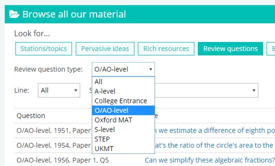 Underground Mathematics Algebra Review Questions | Mathematics ...