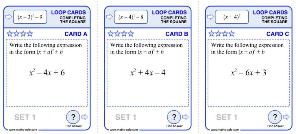 Loop Activities / Treasure Hunts | Mathematics, Learning and Technology