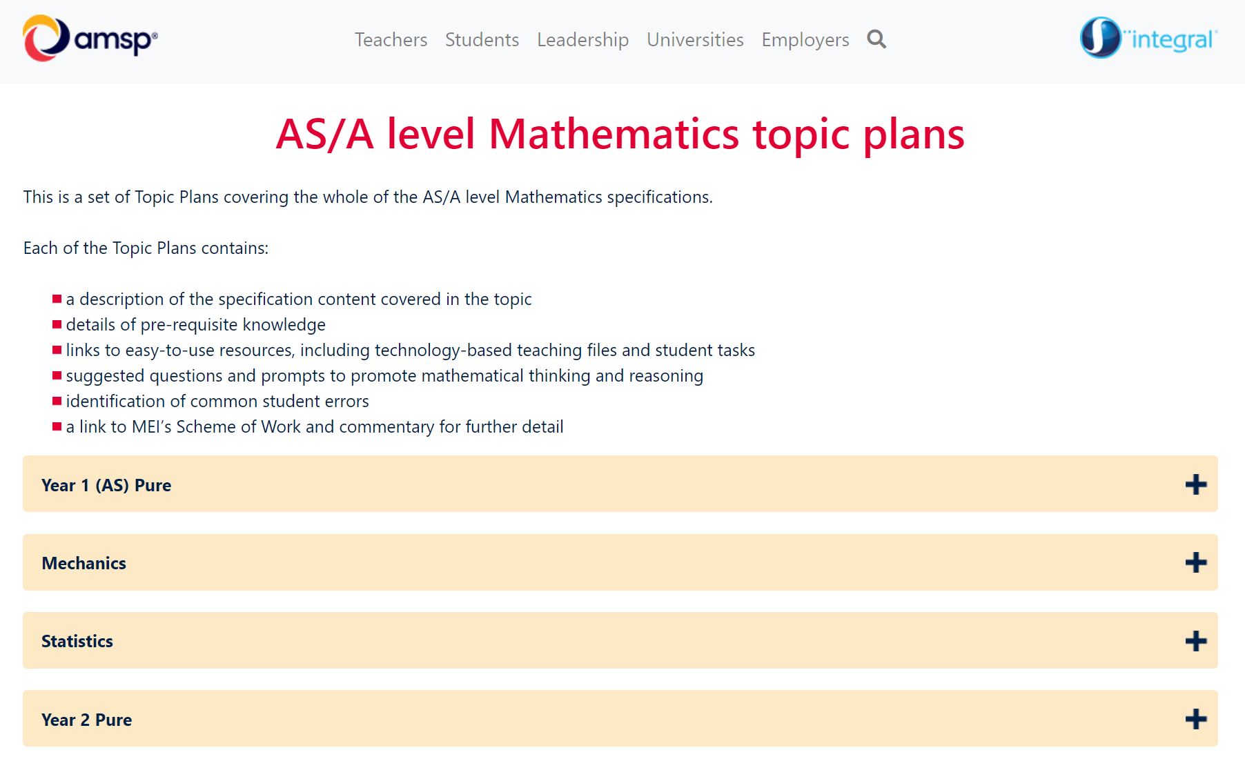 AMSP-Topic-Plans-AS-A-Level | Mathematics, Learning and Technology