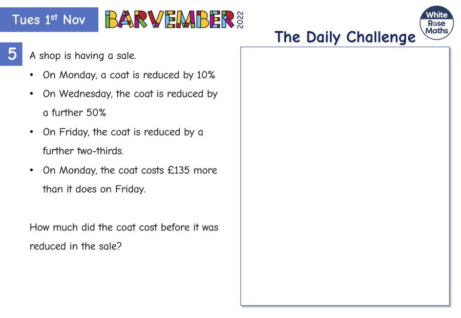 November – Barvember | Mathematics, Learning and Technology