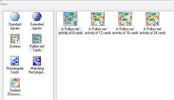 Tarsia Puzzles, GeoBoard Activities
