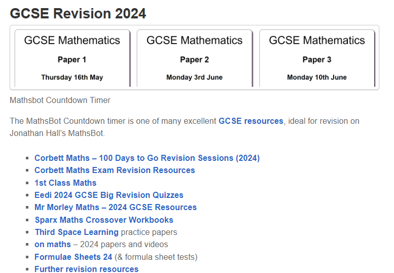 Mathematics for Easter 2024